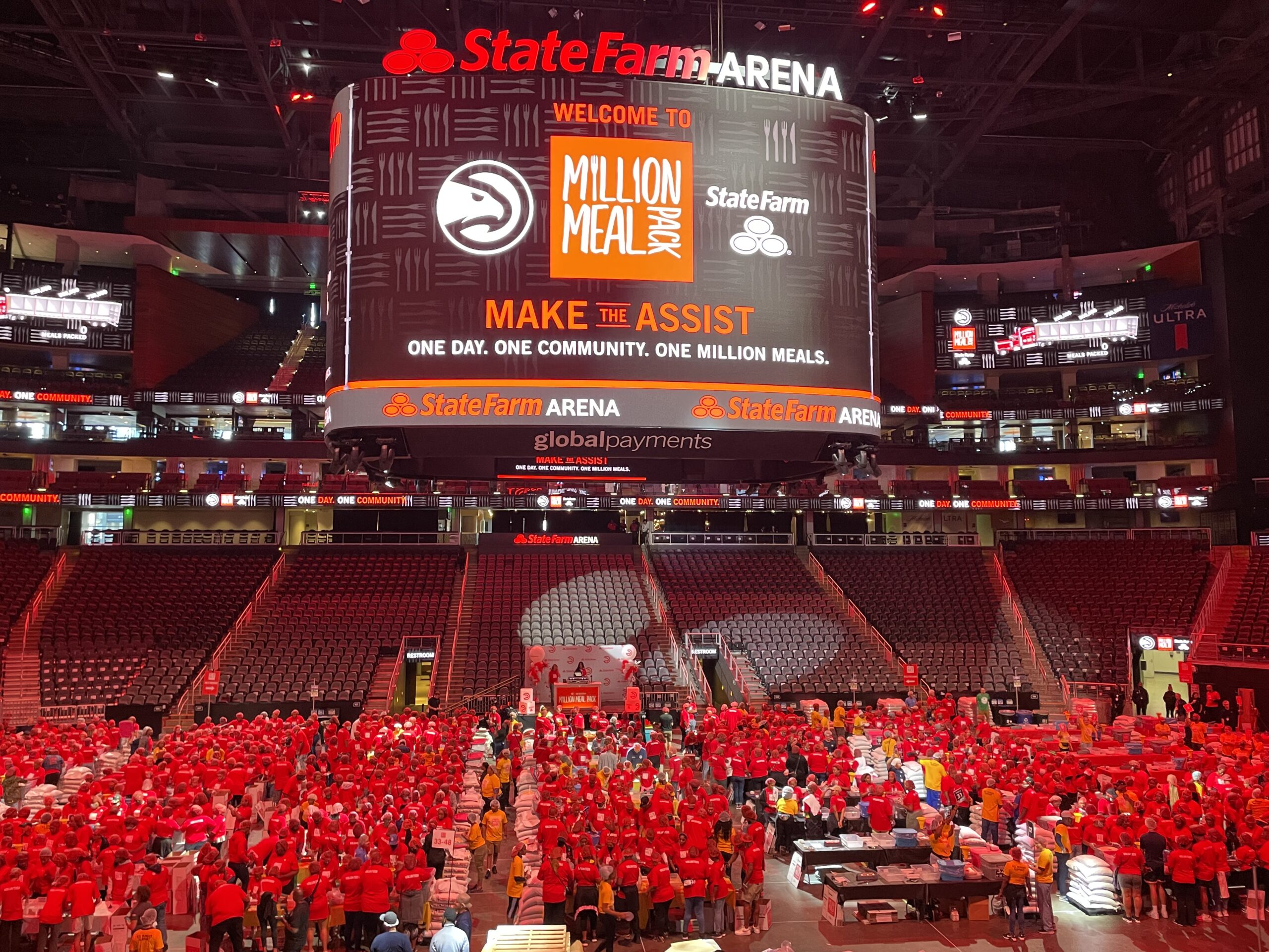Hawks, State Farm Pack 1 Million Meals in Record Time – Chicks Into Sports